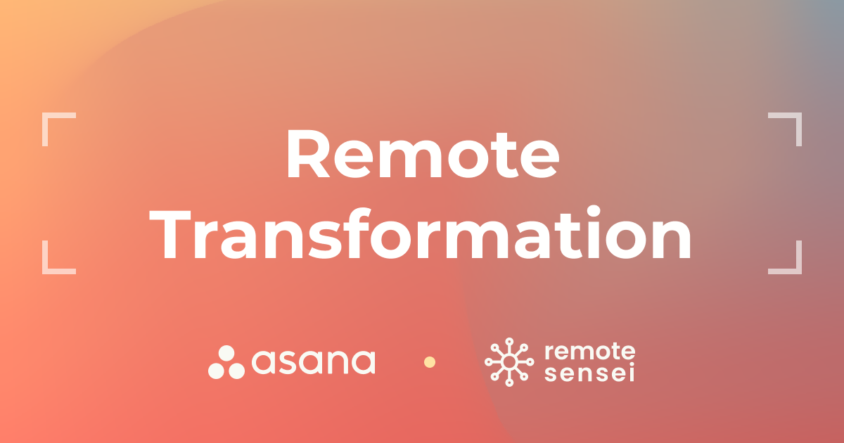 Optimize remote work with Asana and digital toolbox - Remote Sensei
